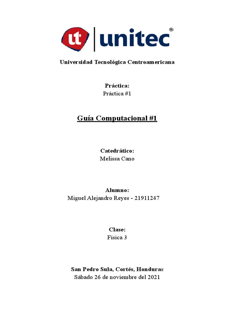 Guía Computacional 1 | PDF