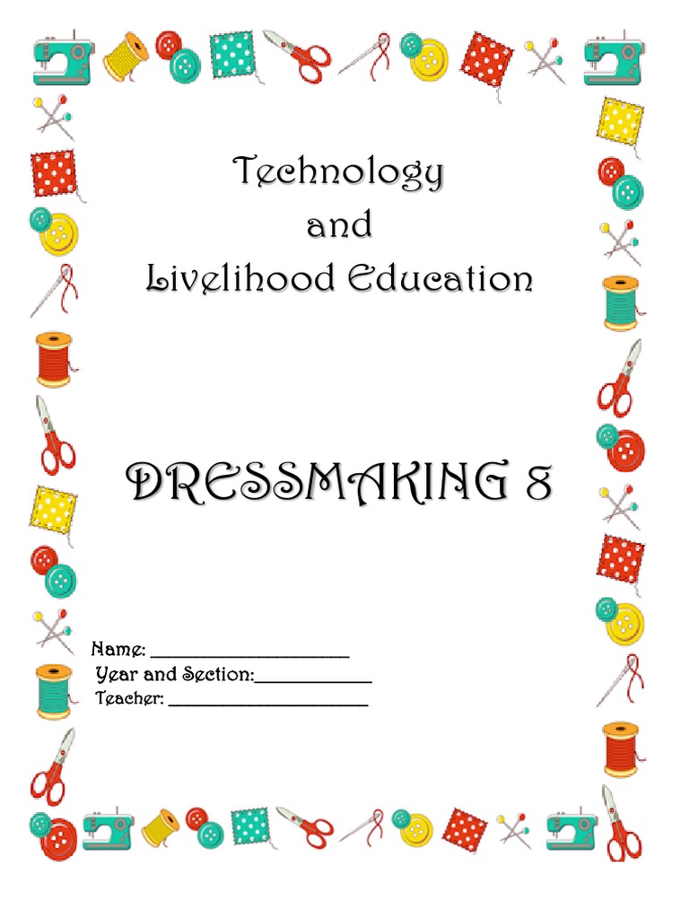 Performance Task of Grade 8 TLE Dressmaking Updated | PDF | Sewing | Sewing Machine