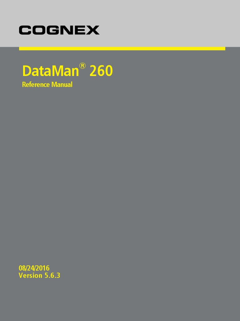 Dataman 260: Reference Manual | PDF | License