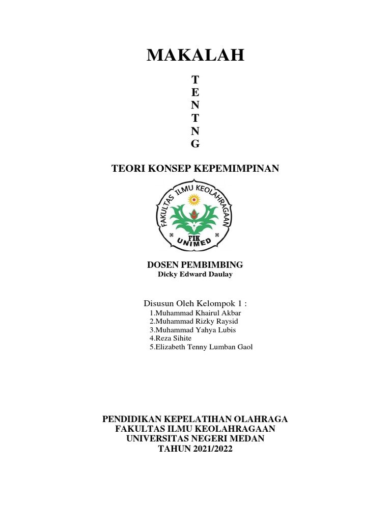 Makalah Konsep Kepemimpinan | PDF | Pengembangan Diri