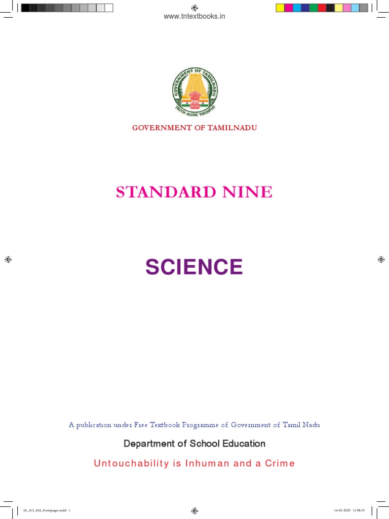 9th Science EM WWW - Tntextbooks.in | PDF | Weighing Scale | Weight