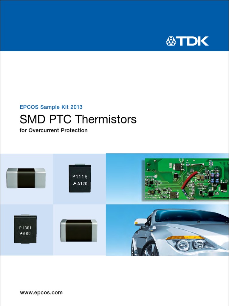 SMD PTC Thermistors: EPCOS Sample Kit 2013 | PDF | Electrical Engineering