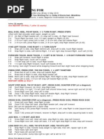 Beginner Line Dance Step Sheets | PDF | Dances | Social Dance