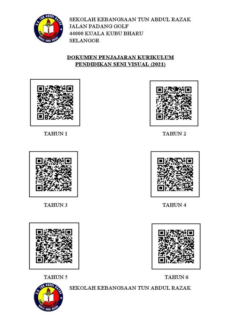 QR Code PSV 2021 | PDF