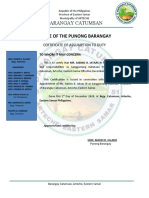 Barangay Secretary Documents | PDF
