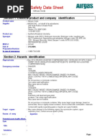 MSDS Un1002 Compressed Air | PDF | Safety | Occupational Safety And Health