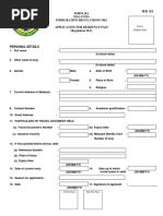 Visa Application Form - Namibian Home Affairs Form | PDF | Travel Visa ...