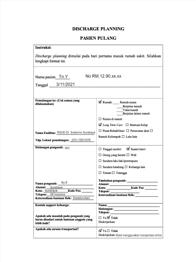 Discharge Planning | PDF