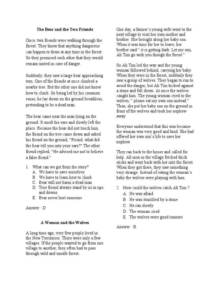 Soal Basing Narrative | PDF