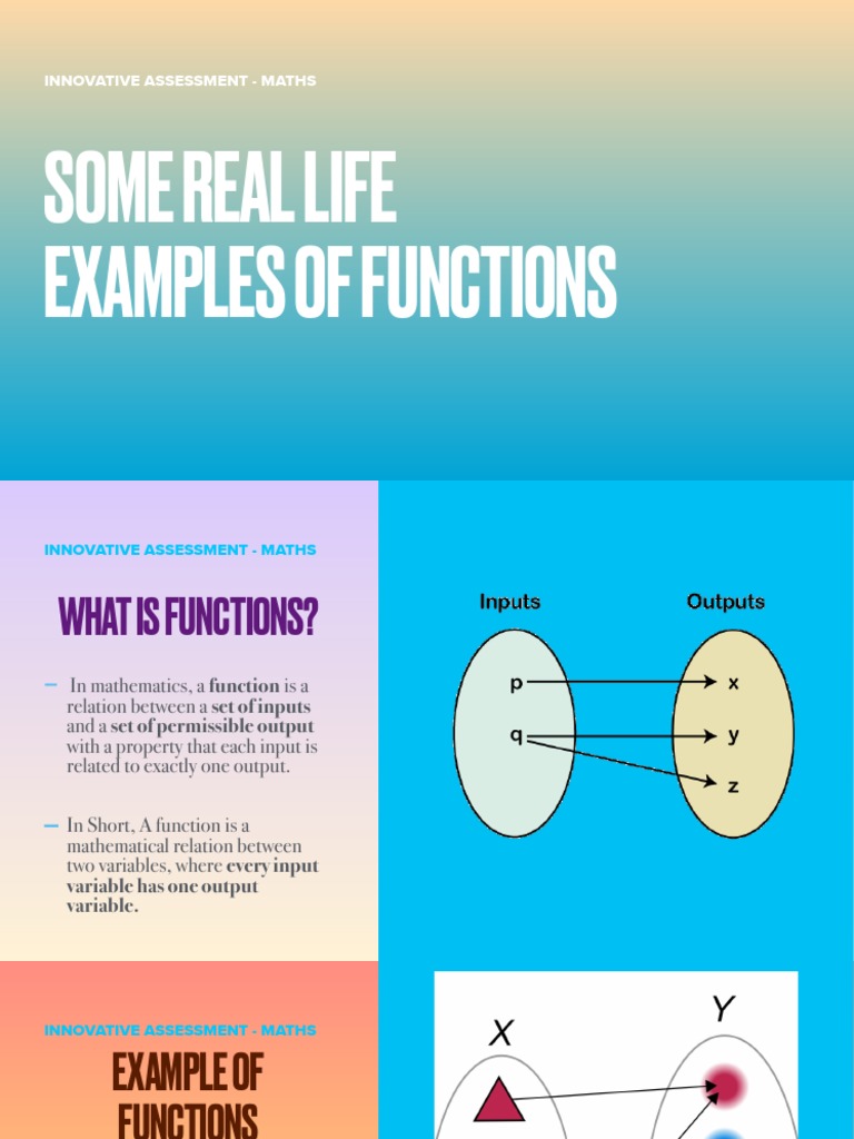 Real-Life Applications of Functions | PDF | Function (Mathematics ...