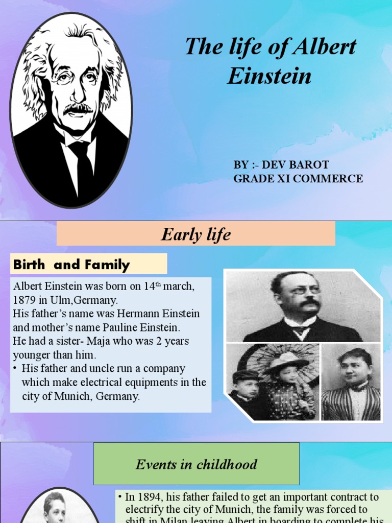 Albert Einstein: Early Life and Journey | PDF | Albert Einstein | Quantum