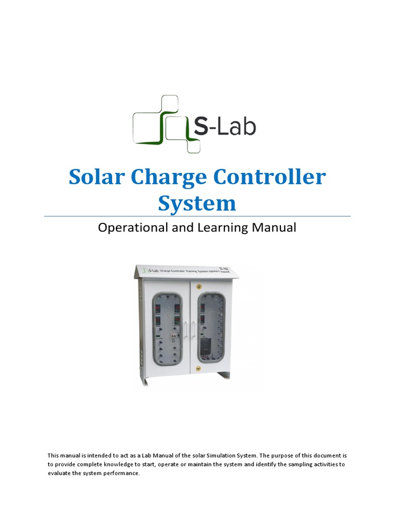 Charge Controller System PDF (Print) | PDF | Solar Panel | Solar Power