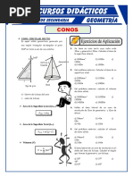 Área y Volumen de Tronco de Cono o Cono Truncado | PDF