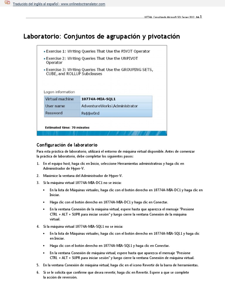 Lab 04 | PDF | Ventana (informática) | Servidor SQL de Microsoft