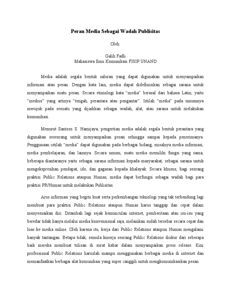 Publisitas Perusahaan di Media Online | PDF | Ilmu Sosial