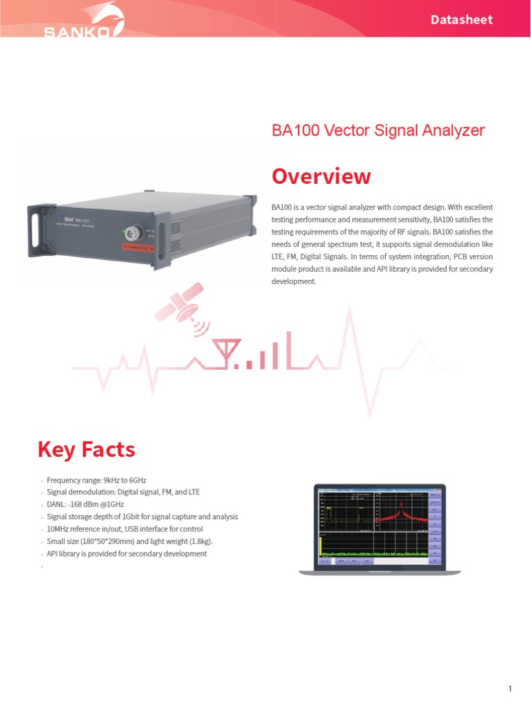 Spectrum Analyzer | PDF | Frequency Modulation | Computer Engineering