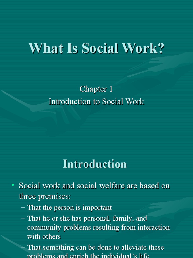 What Is Social Work | PDF | Social Work | Psychology