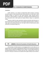 Health Education - Lecture Notes PDF | PDF | Behavior | Behavioural ...