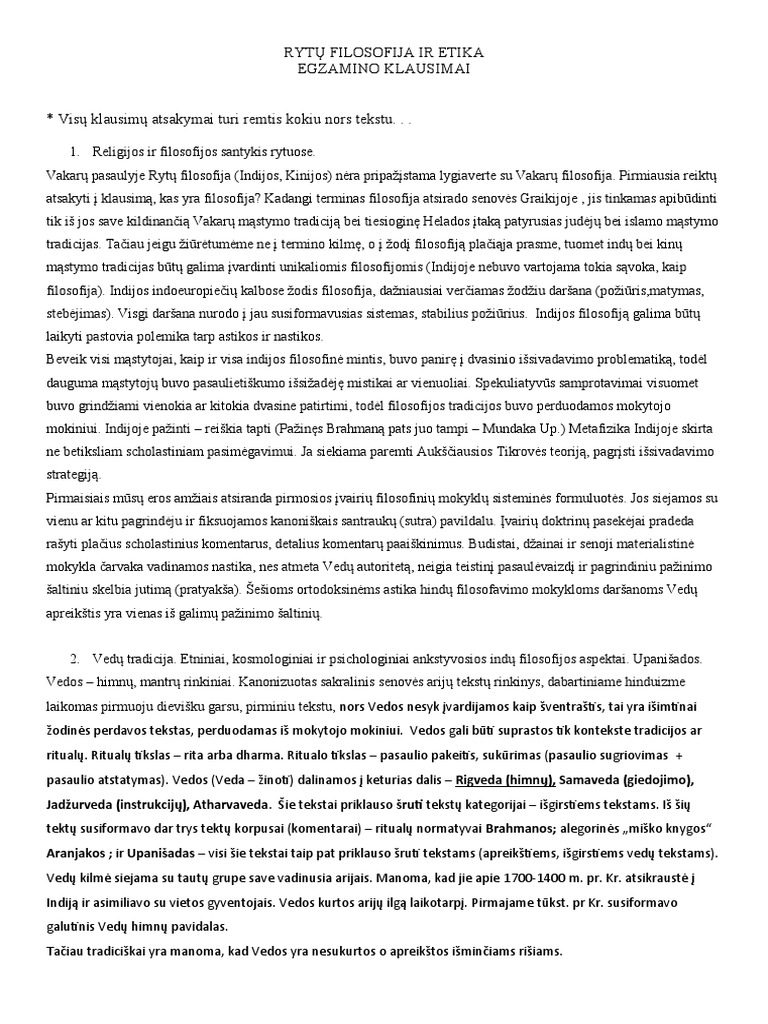 Rytu Filosofofija | PDF