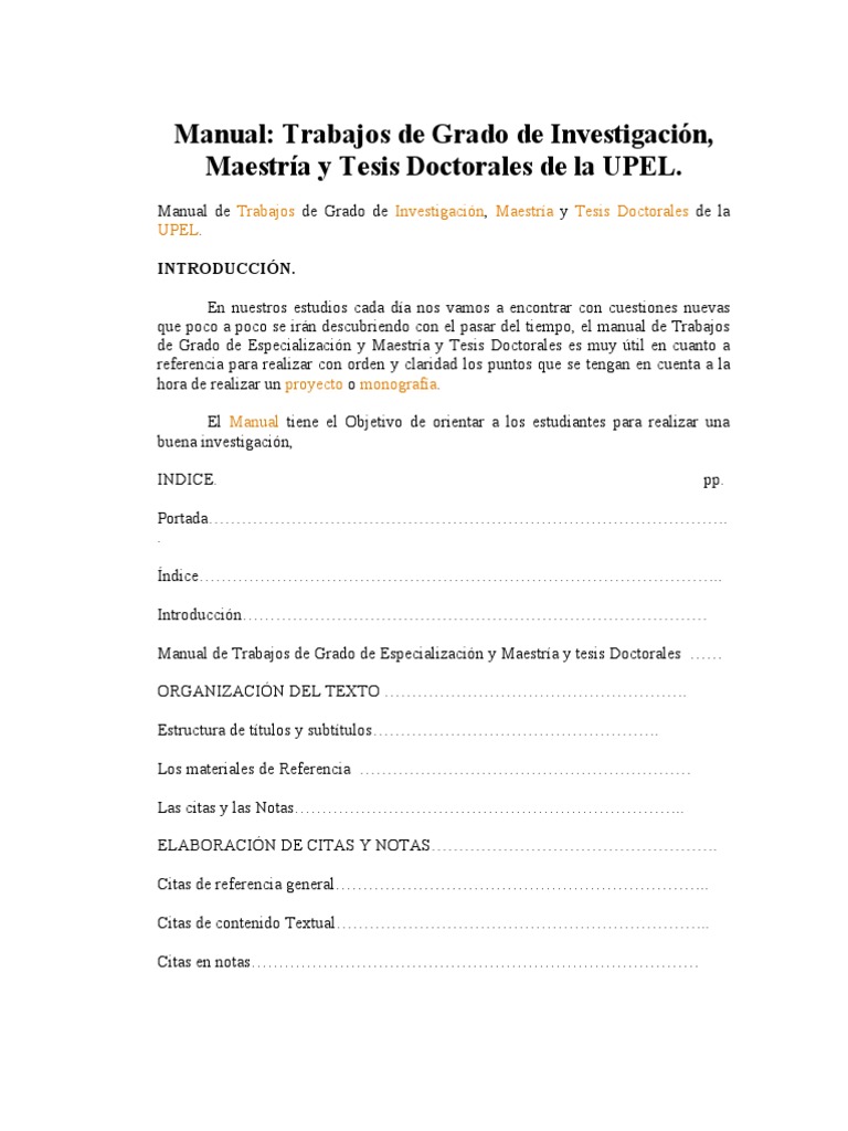 Manual - Upel 2009 | PDF | Soporte | Autor