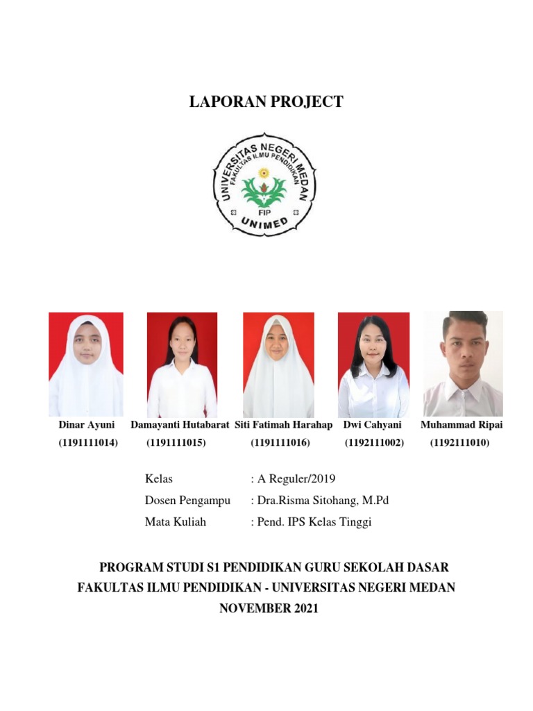 Laporan Project Pendidikan IPS Kelas Tinggi | PDF