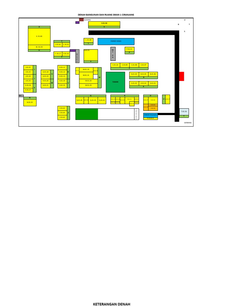 Denah Ruang Sman 1 Ciranjang | PDF Denah Ruang Sman 1 Ciranjang | PDF