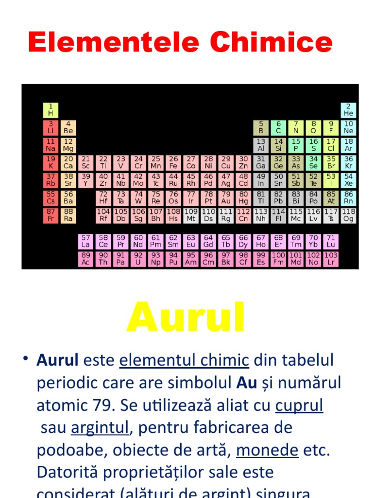 Elementele Chimice | PDF