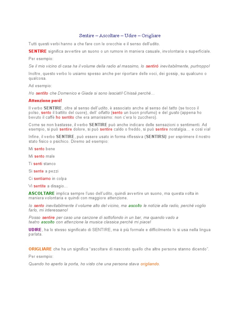 Senso Dell'udito