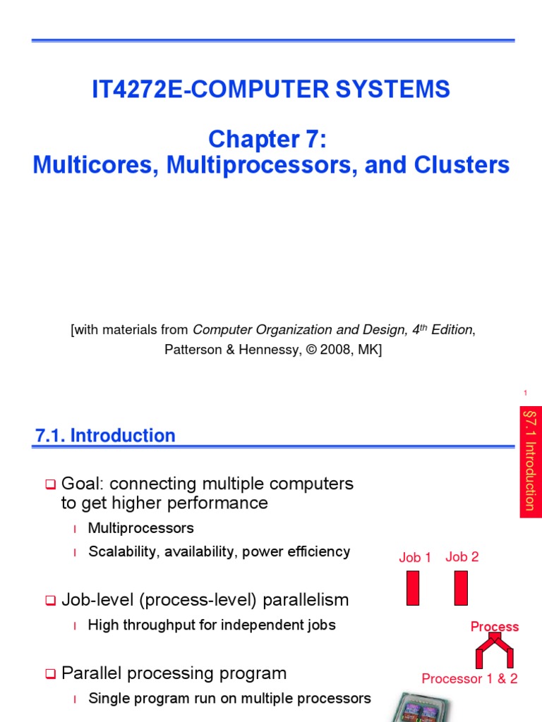 CS Chap7 Multicores Multiprocessors Clusters | Download Free PDF ...