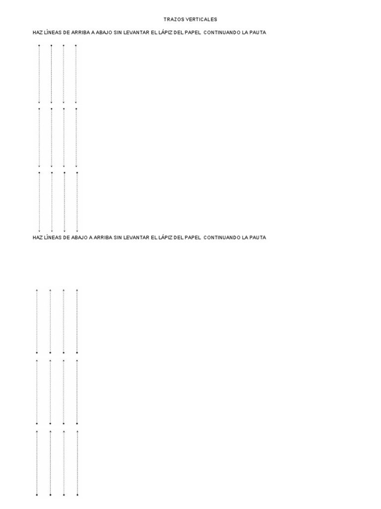 01 - Trazos Verticales | PDF