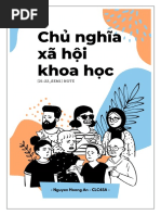 Đề thi cuối kỳ CNXHKH | PDF