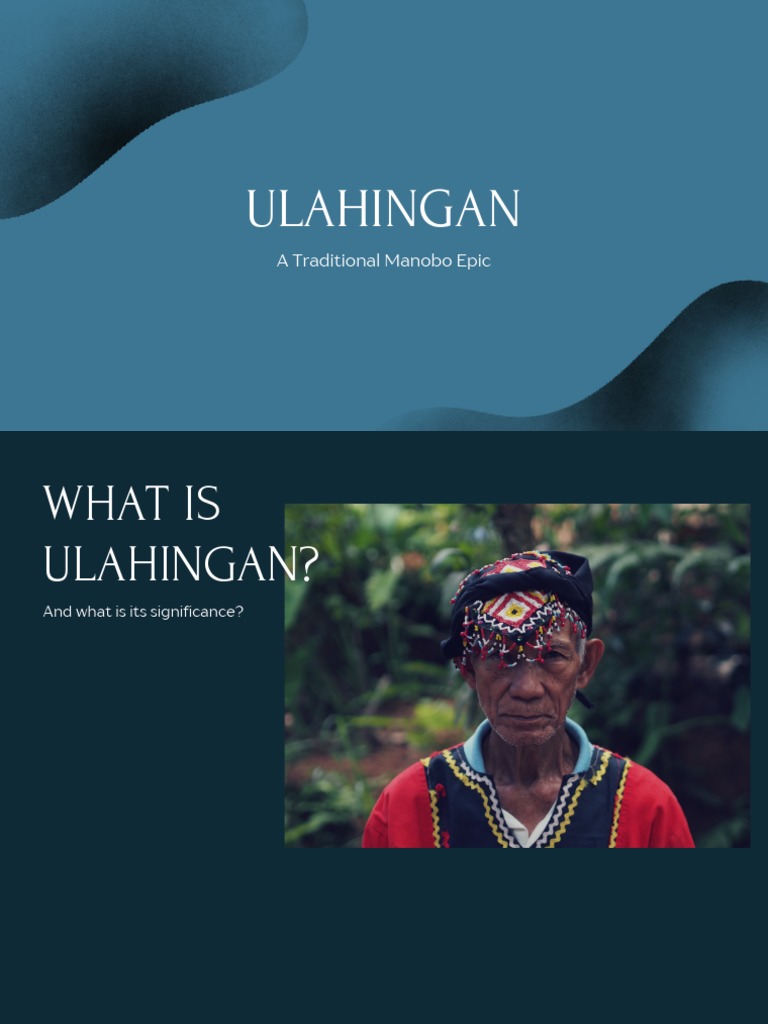 Ulahingan: A Traditional Manobo Epic | PDF | Epic Poetry