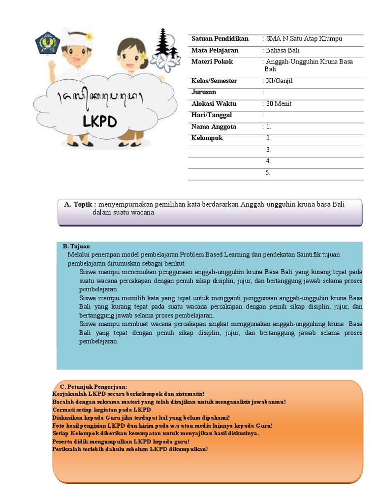 Lkpd Pembelajaran 3 Pdf