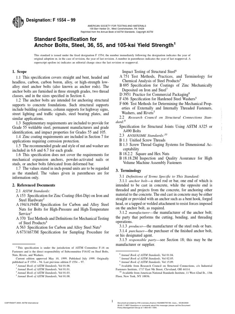 Astm F984 | PDF | Screw | Heat Treating