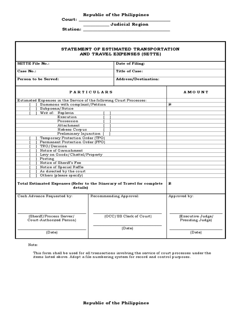 STF Forms | PDF | Service Of Process | Writ