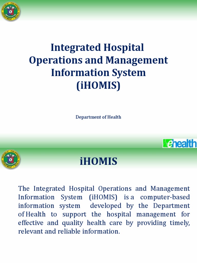 Integrated Hospital Operations and Management Information System ...