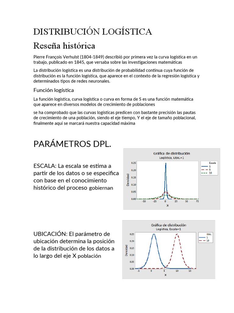 Curvas Logísticas y Crecimiento | PDF | Función logística | Objetos ...