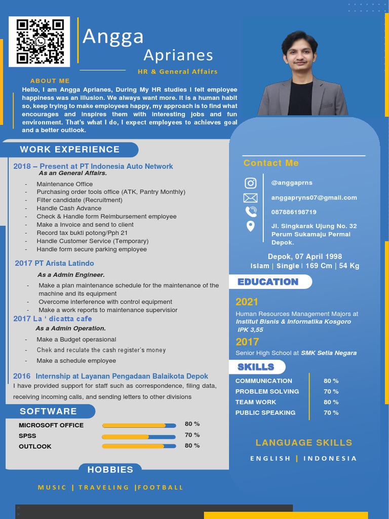Contoh CV | PDF | Business | Computing