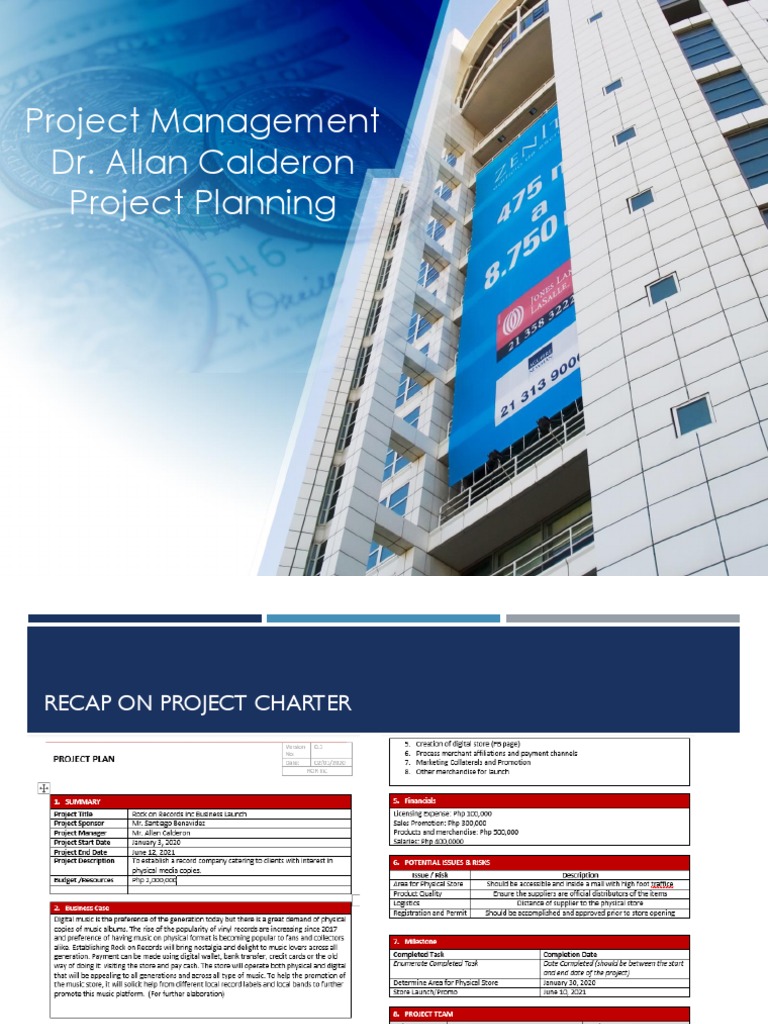 Project Management Planning Phase - 2 | PDF | Project Management ...