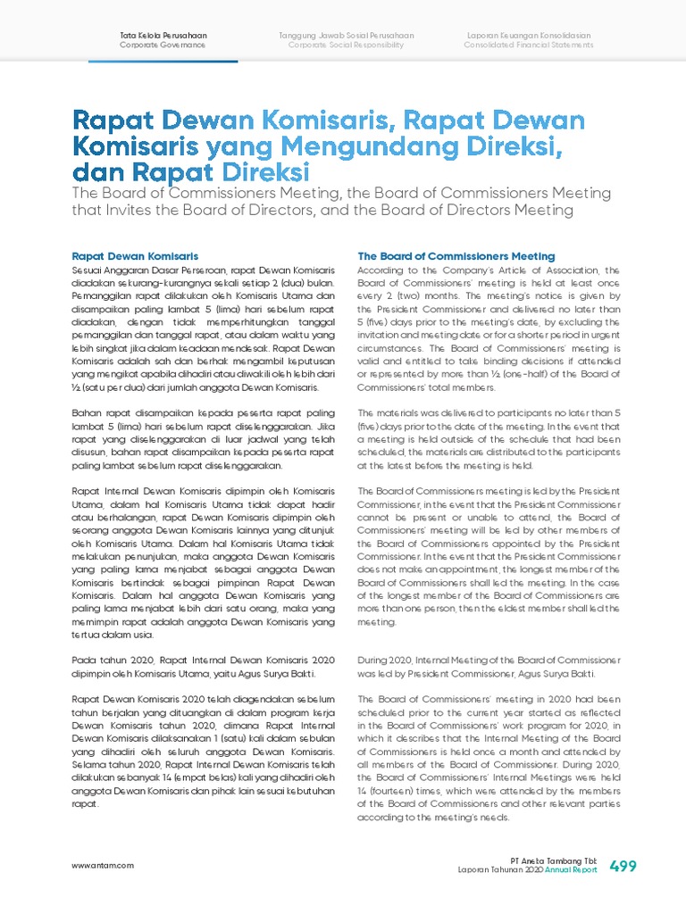 Rapat Bod Boc 2020 | PDF