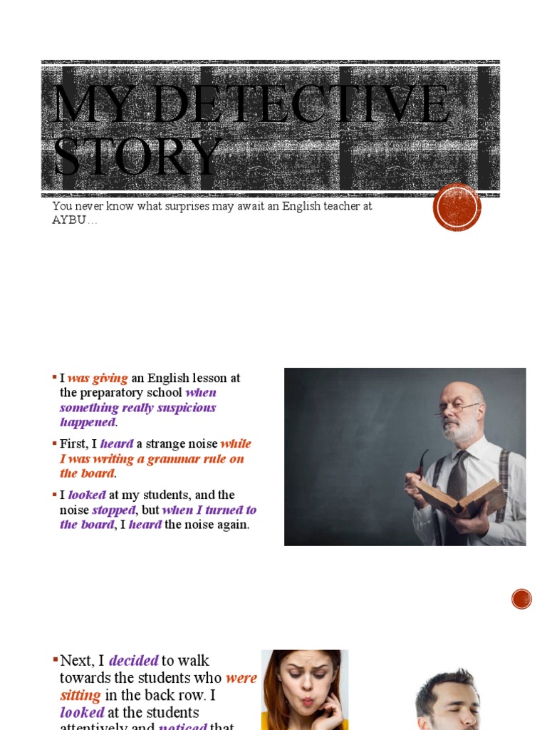 My Detective Story - Past Simple and Continuous | PDF
