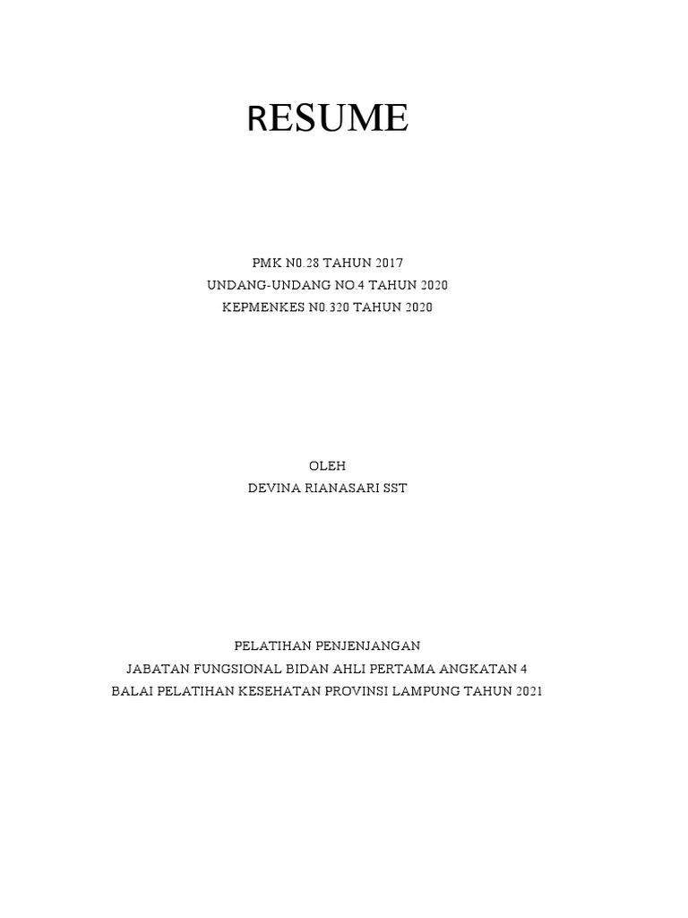 Resume Tugas Bu Mery | PDF