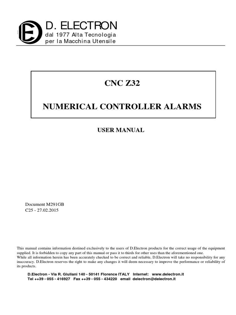 M291c25en-Alarms z32 | PDF | Programmable Logic Controller | Operating ...