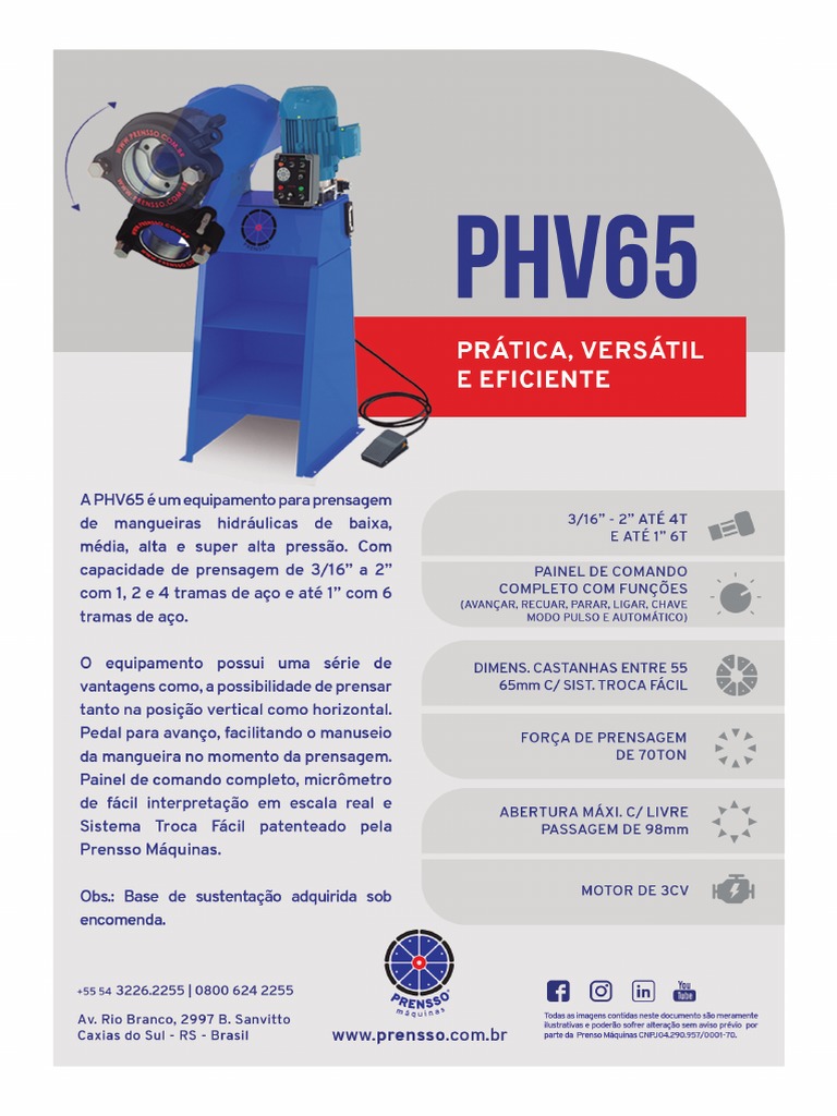 Datasheet PHV65 TF | PDF