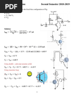 BJT-BIAS - Problems & Solutions | PDF | Bipolar Junction Transistor | Electronics