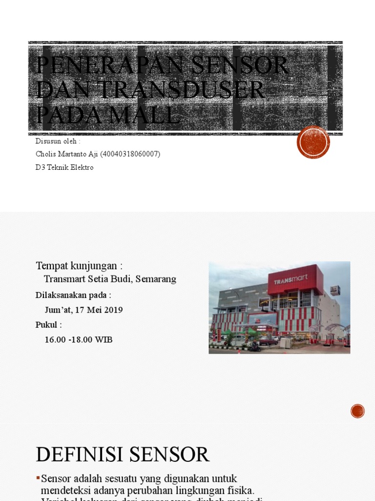 Penerapan Sensor Dan Transduser Pada Mall | PDF