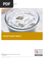 Flowchart YOGURT | PDF | Yogurt | Milk