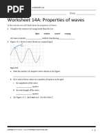 Worksheet - Wavefront Diagrams - Wave Reflection and Refraction | PDF