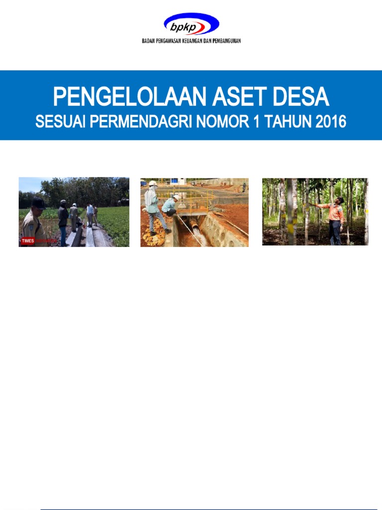 Pengelolaan Aset Desa Berdasarkan Permendagri | PDF
