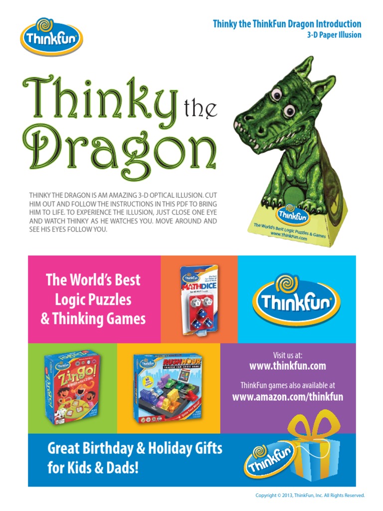 The World'S Best Logic Puzzles & Thinking Games: Thinky The Thinkfun ...